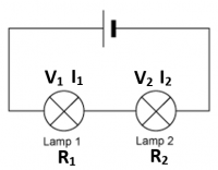 2.19 calculate the currents, voltages and resistances of two resistive ...